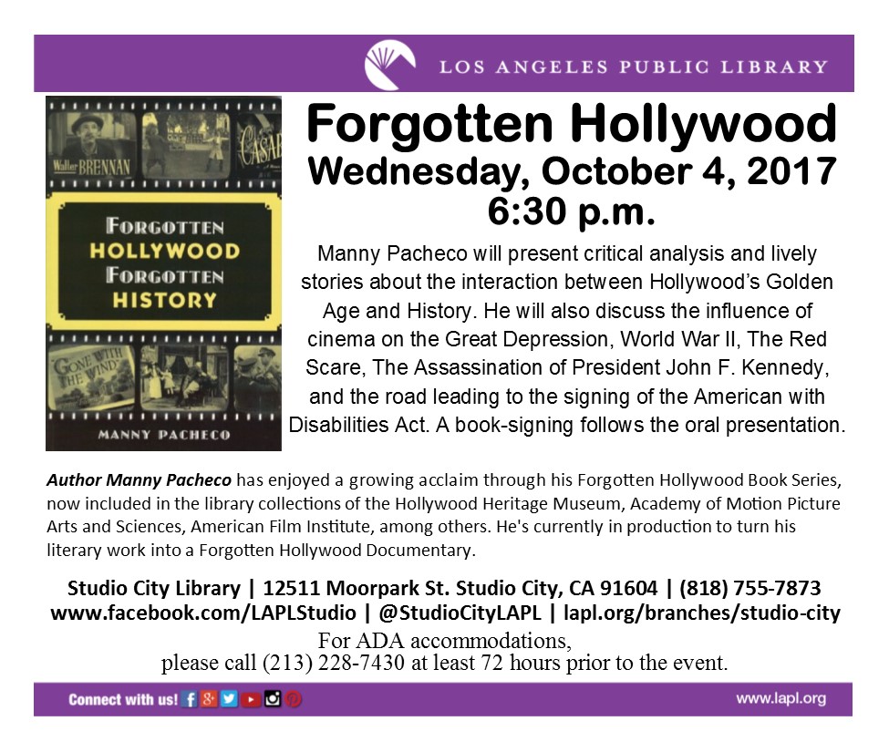 Forgotten Hollywood » Blog Archive » “Forgotten Hollywood”- A Visit to ...